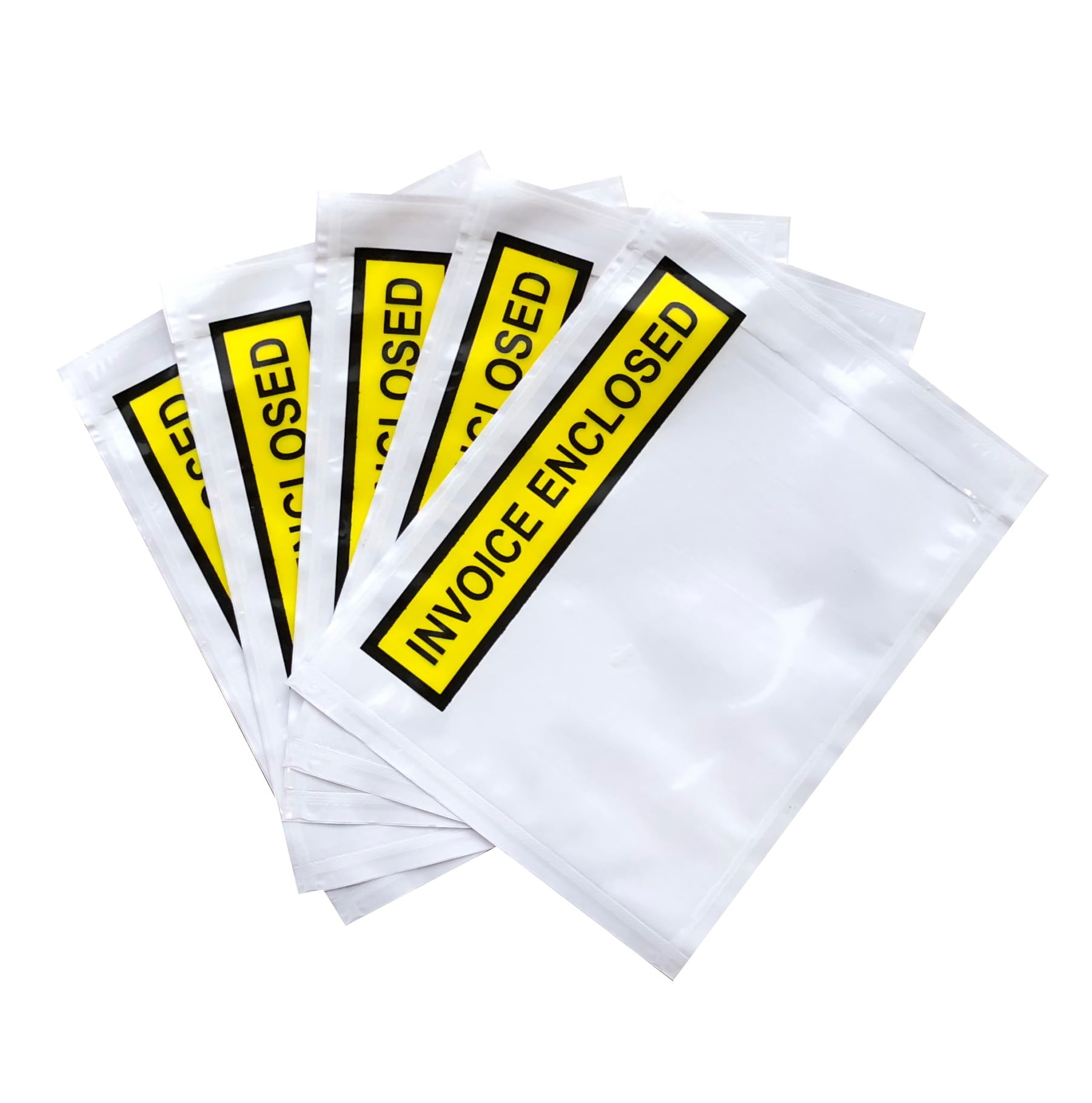 Printed INVOICE ENCLOSED 115x150mm White 1000pcs/Ctn – Pack N Mark